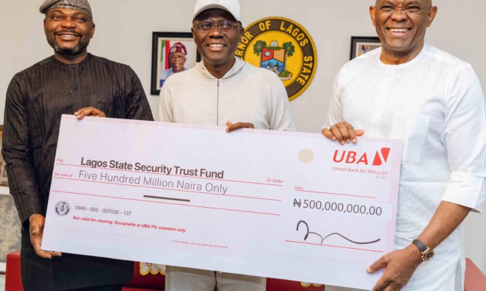 UBA Supports Lagos State Security with N500m Donation – Nigerian ...